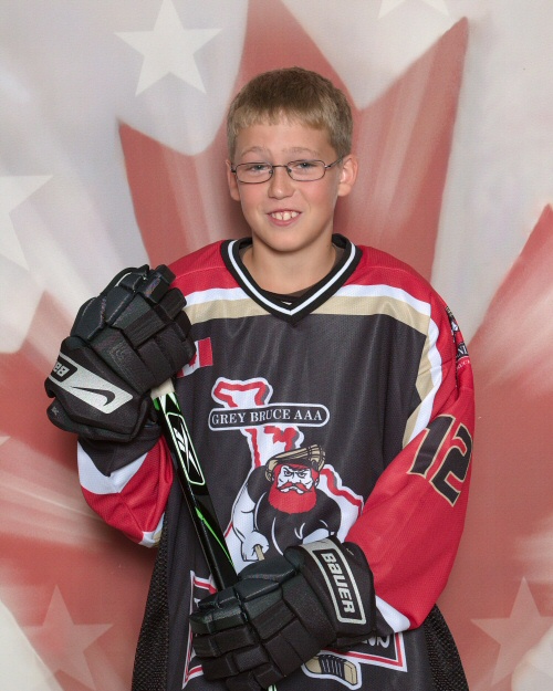 2009-2010 > Minor PeeWee > Roster > James F (Grey-Bruce Highlanders AAA ...